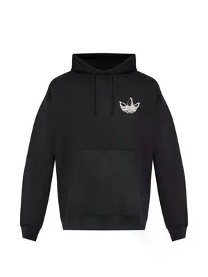 Adidas Graphic Print Hoodie - Black