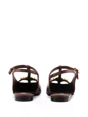 Etro Crystal-embellished Sling-back Pumps
