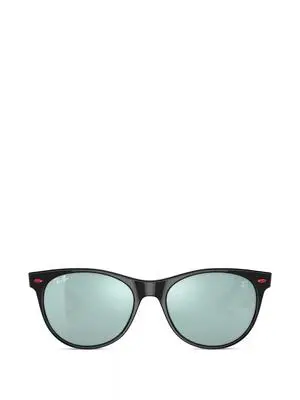 Ray-ban X Scuderia Ferrari Round-frame Sunglasses