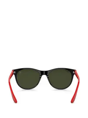 Ray-ban X Scuderia Ferrari Round-frame Sunglasses