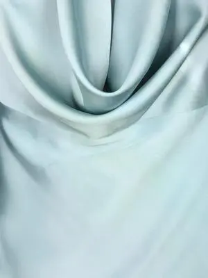 BLANCA VITA Cowl Neck Maxi Dress - Blue
