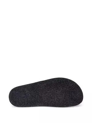 JVAM Fringe Detail Suede Mules