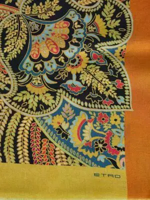 Etro Paisley-print Frayed Scarf
