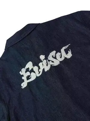 EVISU Logo-embroidered Short-sleeve Shirt