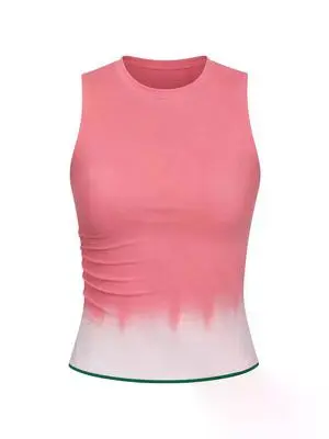 Silvia Tcherassi Tagua Sleeveless Ruched Tank