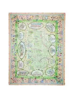 Faliero Sarti X Paolo Fiumi Giardino Boboli Scarf - Neutrals