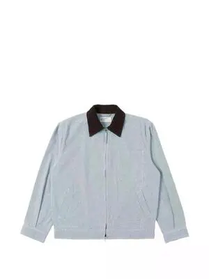 Universal Works Zip-up Bomber Jacket - Blue