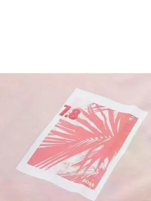 BOSS Graphic-print Crew-neck T-shirt