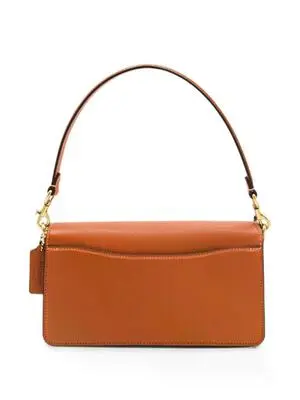 COACH Logo-plaque Leather Shoulder Bag