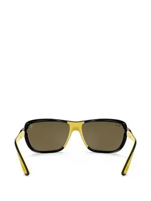 Ray-ban Scuderia Ferrari Rectangle-frame Sunglasses