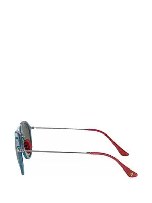 Ray-ban Scuderia Ferrari Round-frame Sunglasses