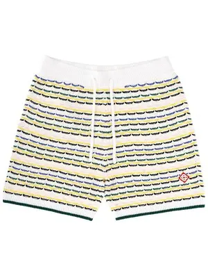 Casablanca Knitted Shorts - Multicolour