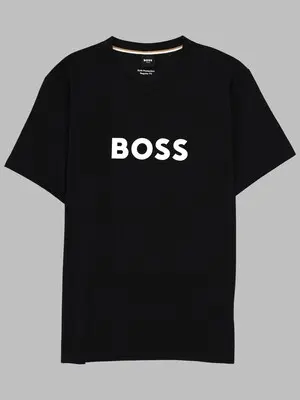 BOSS T-shirt Con Stampa Logo - Black