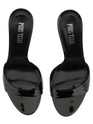 Paris Texas Lidia" Mule With High Heel - Black