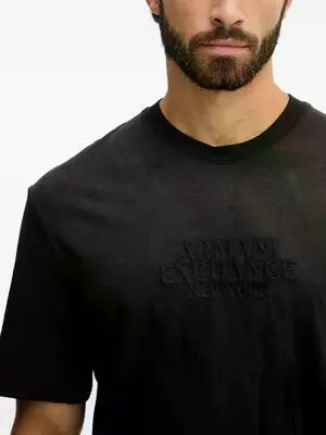 Armani Exchange Embroidered-logo T-shirt