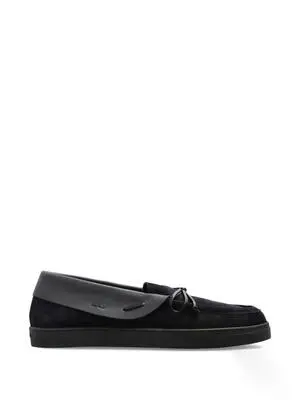 Giorgio Armani Suede Loafers - Blue