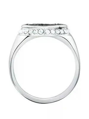 Karl Lagerfeld Crystal-embellished Heart Ring