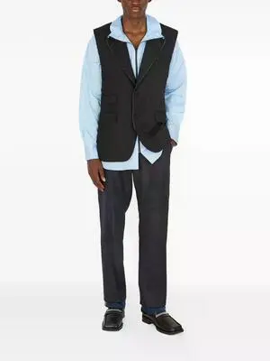 BOTTER Waistcoat With Frayed Detailing