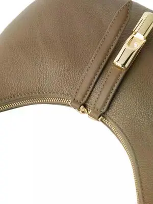 Furla Goccia Grained Leather Shoulder Bag