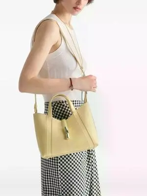 Furla Goccia Leather Tote Bag - Neutrals