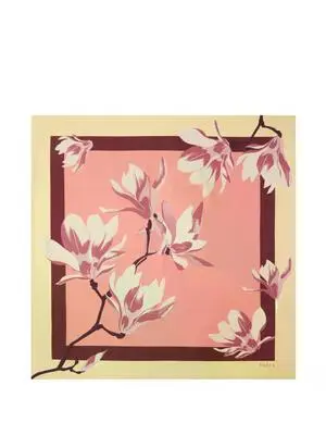 Furla Tortona Floral-print Scarf - Neutrals