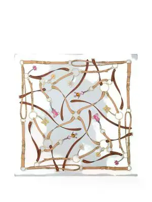 Furla Tortona Carré Scarf - Blue