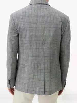 Versace Prince Of Wales Wool Blazer