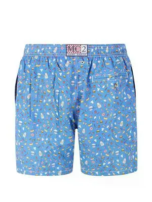 MC2 SAINT BARTH Graphic Print Swim Shorts