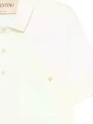 Valentino Garavani Vlogo-plaque Pocket Polo Shirt