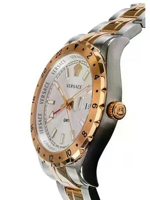 Versace Gmt Greca 42mm Watch