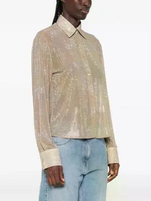 Ermanno Scervino Embellished Check-pattern Shirt
