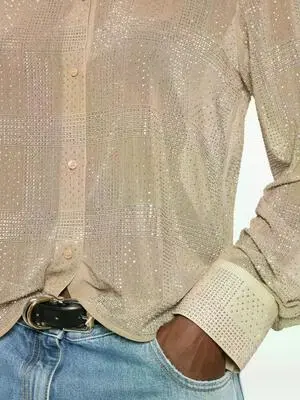 Ermanno Scervino Embellished Check-pattern Shirt