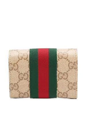 Gucci Web Detail Bifold Card Case