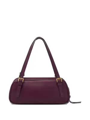 Versace Leather Bowling Bag With Medusa Charm