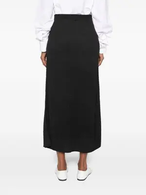 THE ROW Oboe Textured Silk Skirt