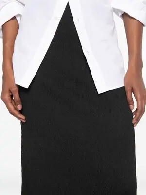 THE ROW Oboe Textured Silk Skirt