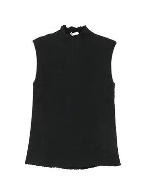 THE ROW Sleeveless Mock Neck Top