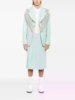 Comme Des Garçons Pleated Suspender Skirt