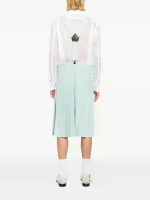 Comme Des Garçons Pleated Suspender Skirt