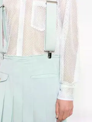 Comme Des Garçons Pleated Suspender Skirt
