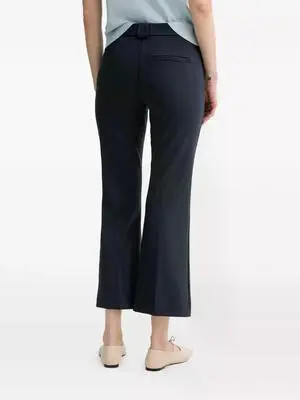 Marc O'polo Cropped Flared Trousers - Blue
