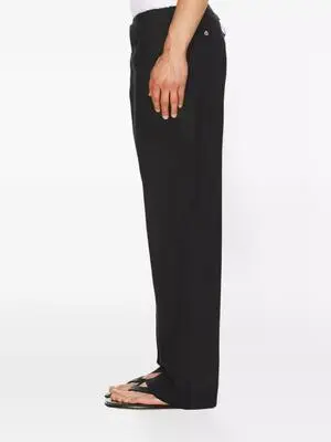 SPENCER BADU Panelled Trousers With Frayed Edges