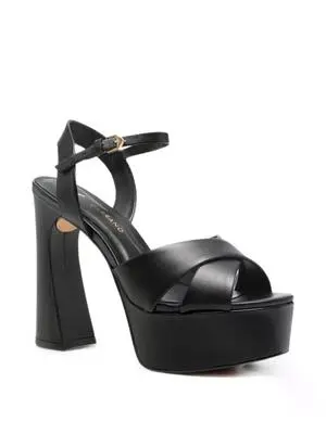 ANDREA CARRANO Crossover Strap Platform Sandals
