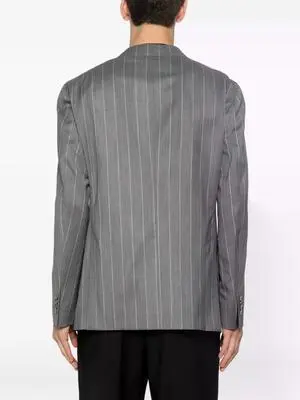 LUIGI BIANCHI MANTOVA Pinstripe-pattern Notched-lapels Blazer