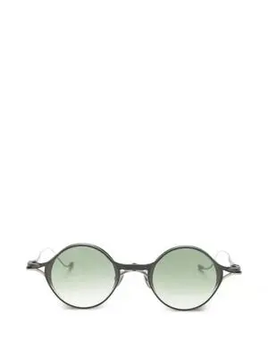 RIGARDS X Tva Round-frame Clip-on Glasses - Silver