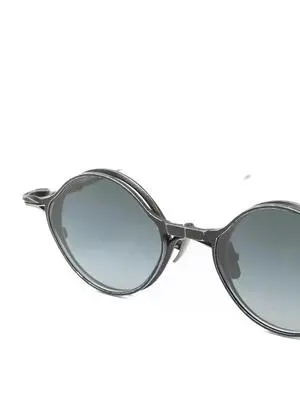 RIGARDS X Tva Round-frame Clip-on Eyeglasses - Black