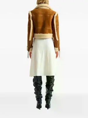 Balmain Shearling Biker Jacket