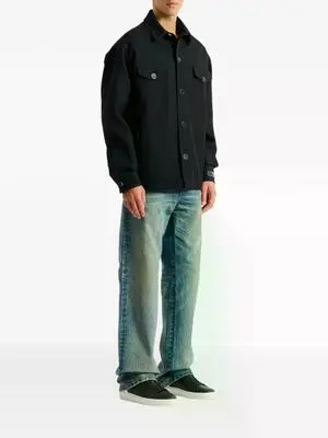 Balmain Wool Twill Overshirt