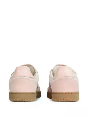 Balmain Smooth Leather And Suede Swan Trainers