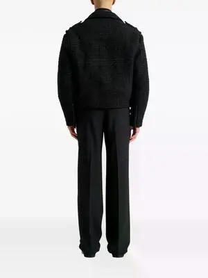 Balmain Tweed Biker Jacket